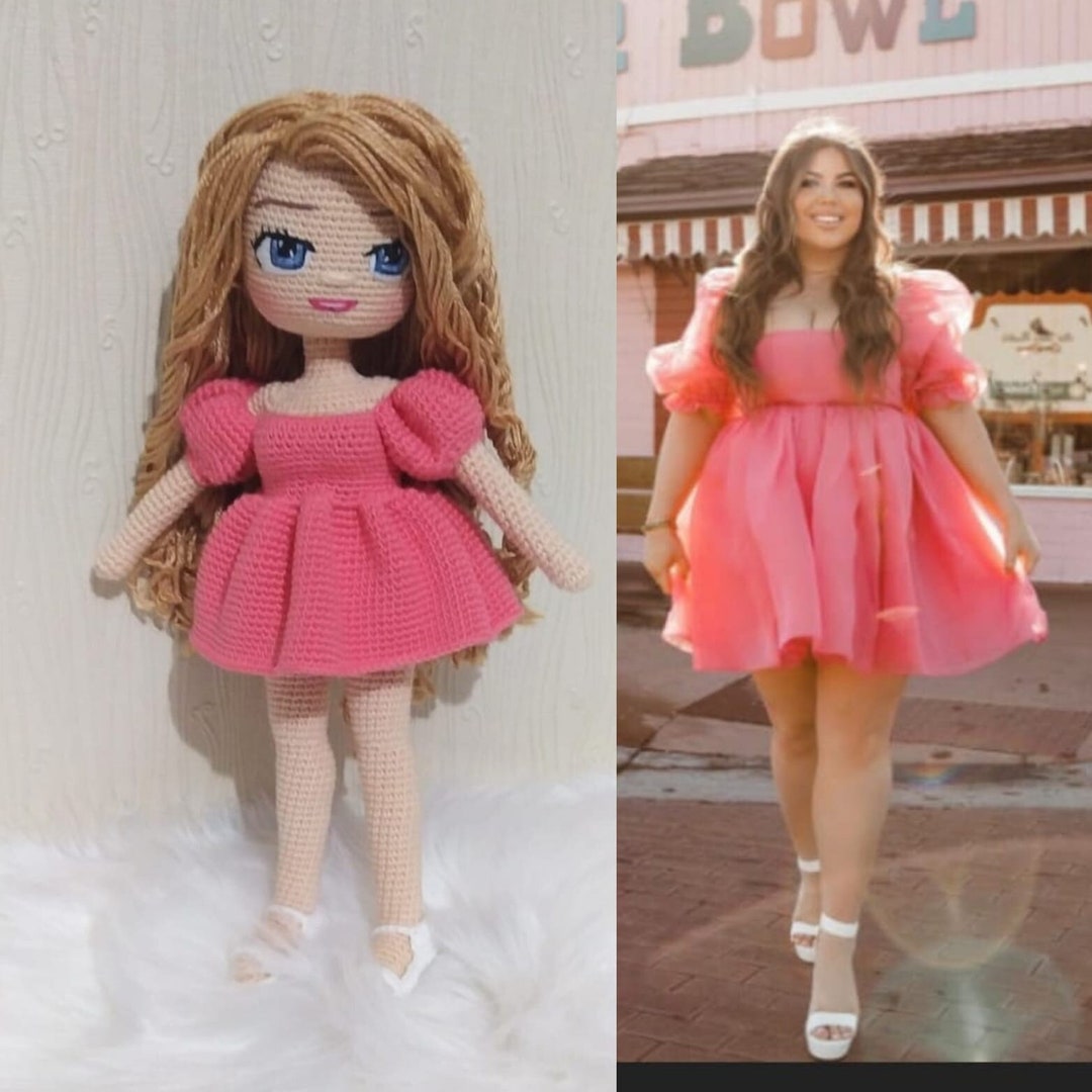 Custom Amigurumi Doll, Look a Like Doll, Mini Me Doll, Custom Portrait ...