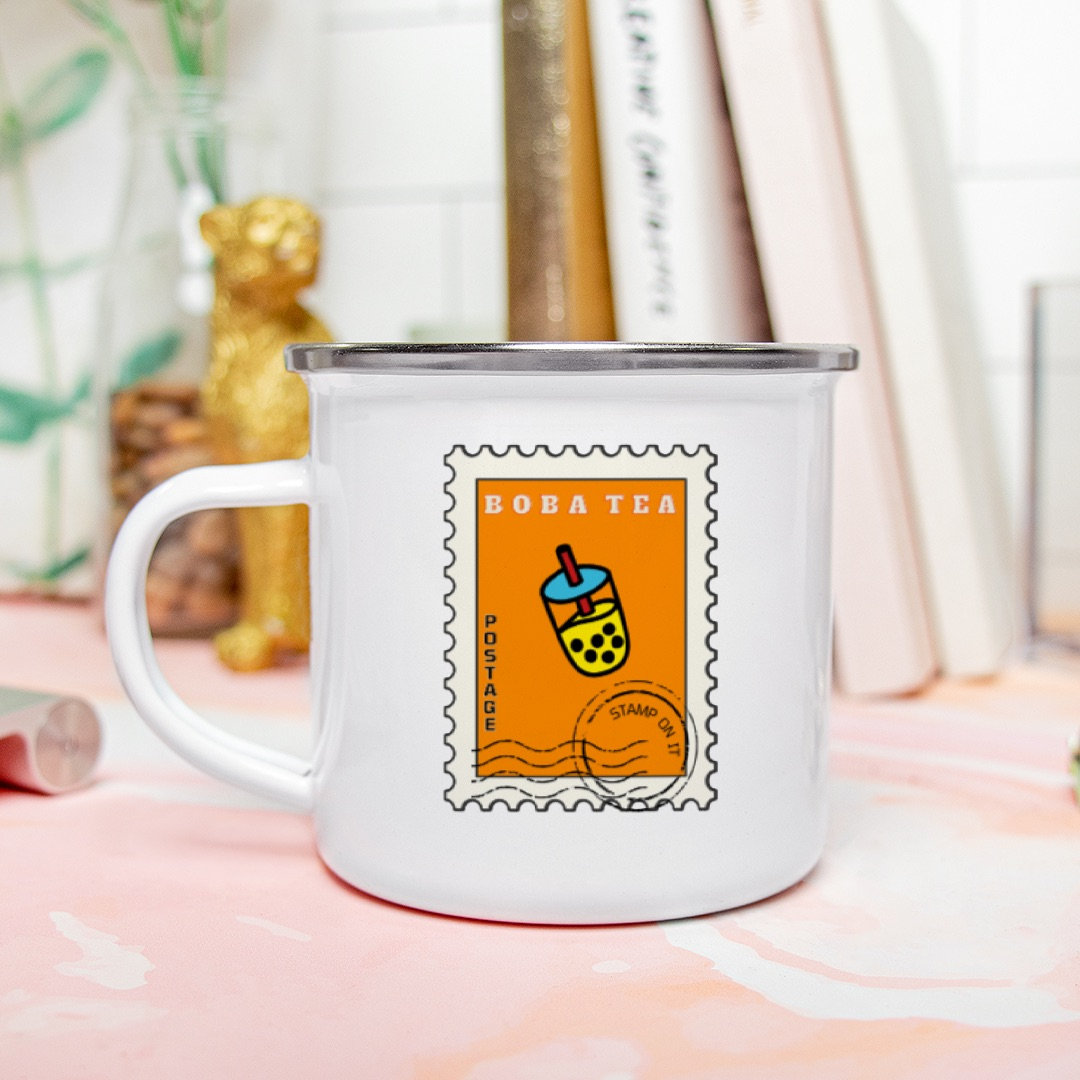 Boba Tea - Camp Mug 10 Oz. - Etsy