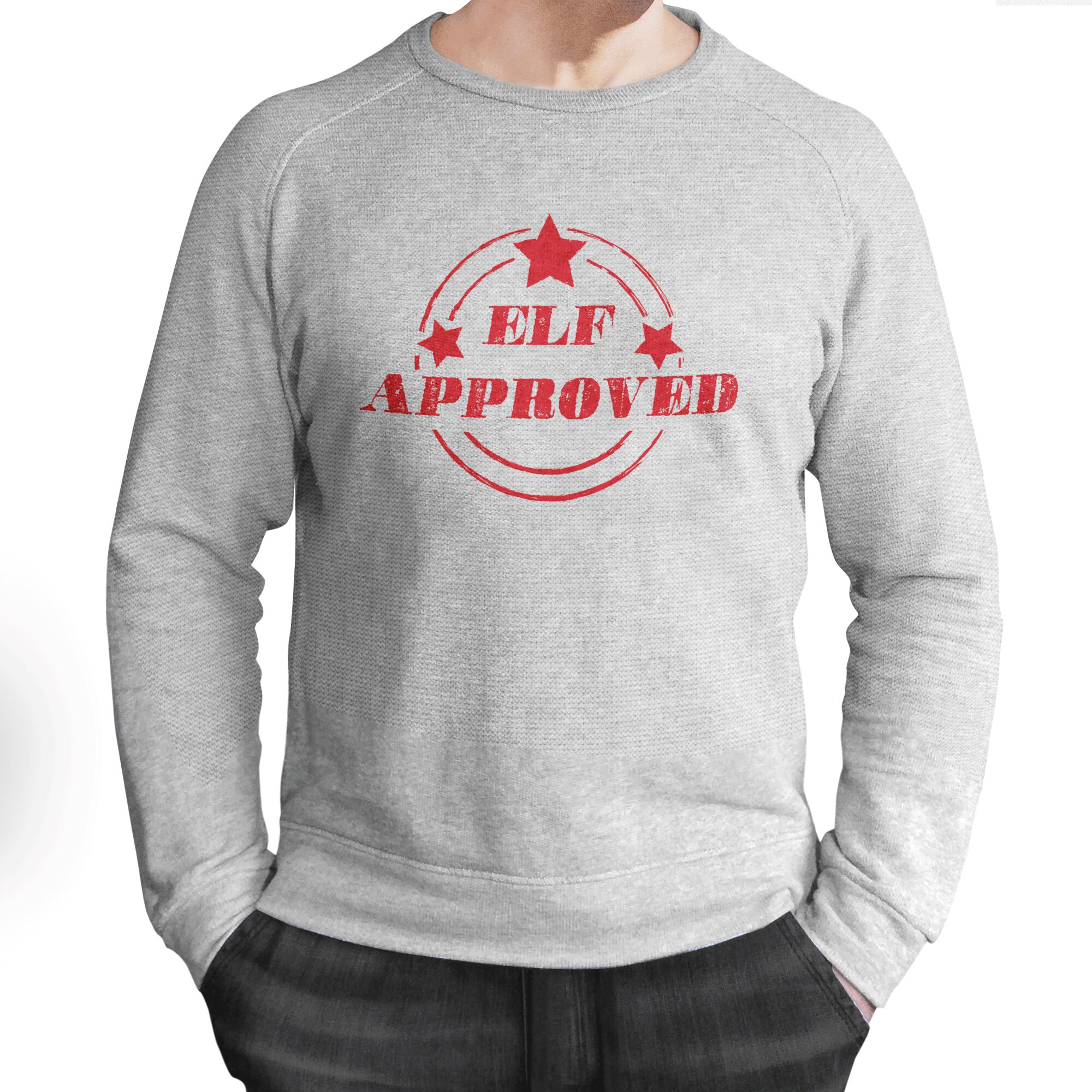 Elf Approved SVG, Merry Christmas Stamp SVG, Elf, Christmas Rubber ...