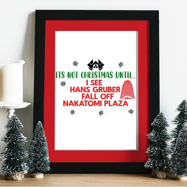 Hans Gruber Die Hard Christmas SVG, Merry Christmas Yippee Ki Yay SVG, Die Hard, Funny Mug ...