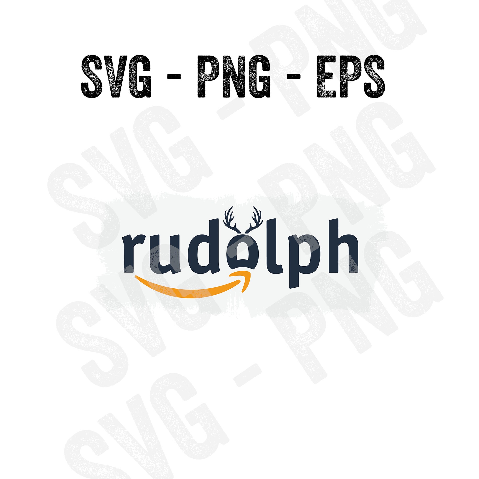 Rudolph Amazon Christmas SVG Joyeux Noël Amazon Style SVG - Etsy France