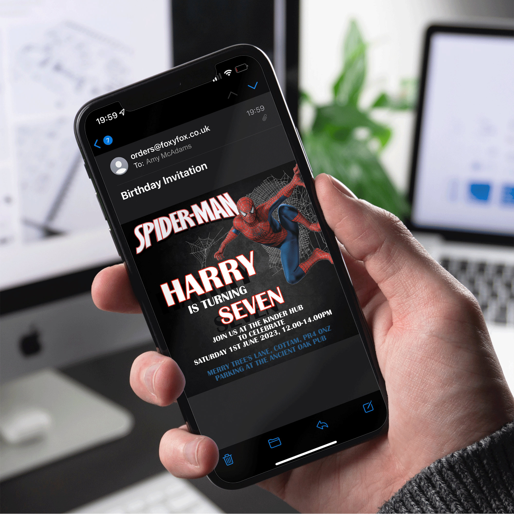 Spider-man Birthday Party Invitation Template Evite Marvel - Etsy