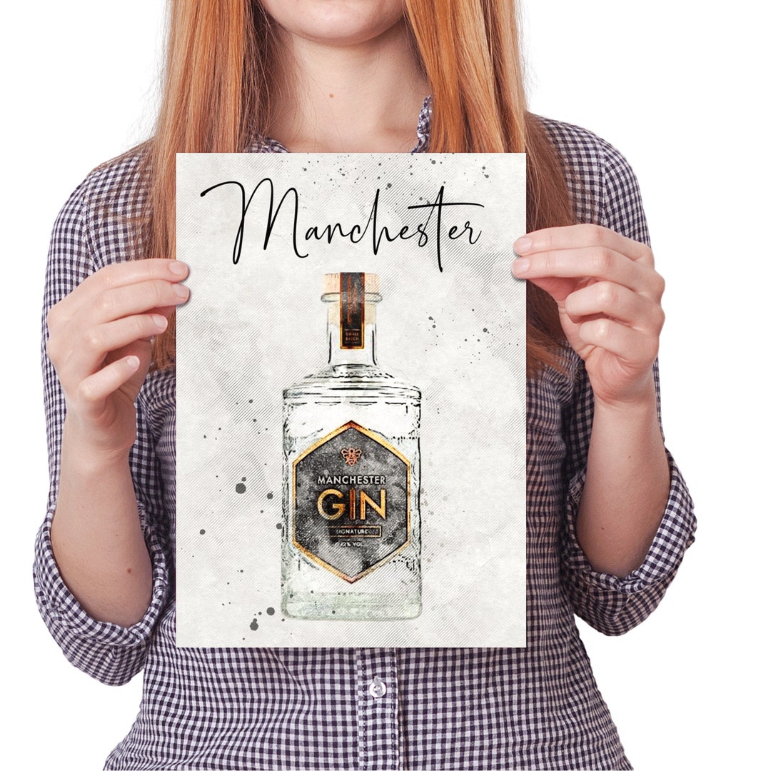 Gin Bottle Table Numbers, Illustrated Wedding Seating Plan (digital ...