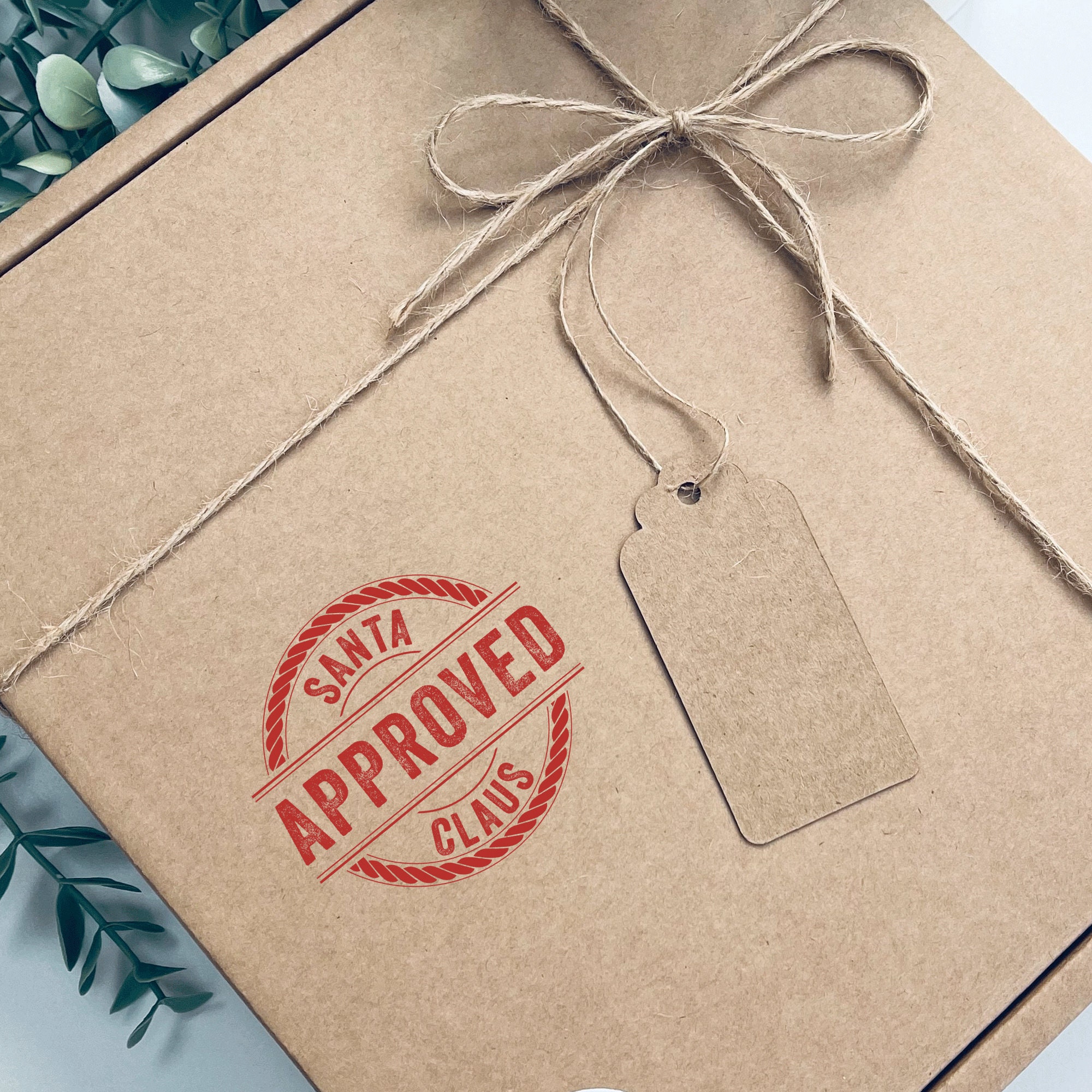 Approved Santa Clause Stamp Png Svg, Vintage Rustic Christmas Letter ...