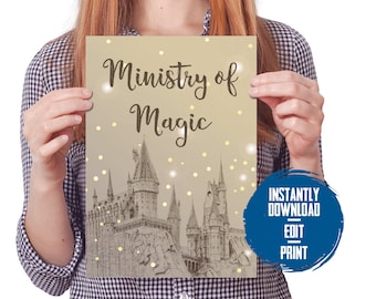 Wizard Map Menu - Etsy