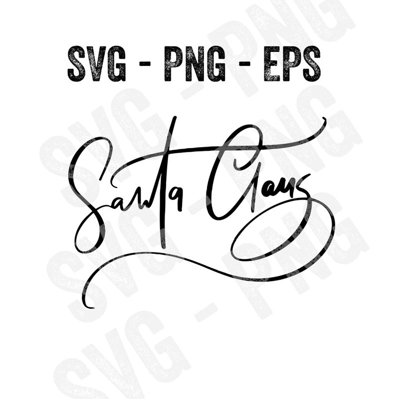 Santa Signature - Etsy