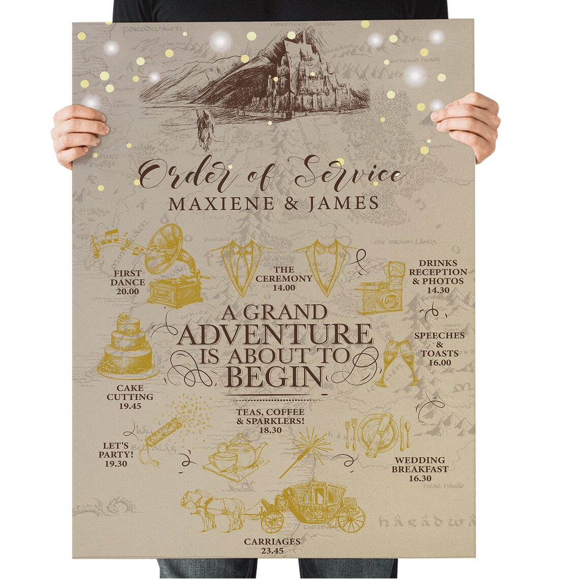 Fantasy Wedding LOTR Wedding Day Timeline | Lotr Wedding Seating Chart ...