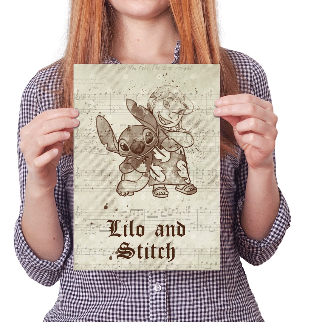 Fairytale Wedding Table Numbers | Lilo & Stitch (instant Download) - Etsy