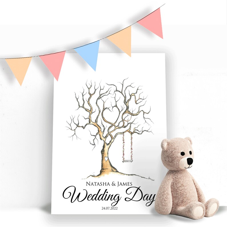 Instant Download Swing Swing Keepsake Fingerprint Tree - Etsy