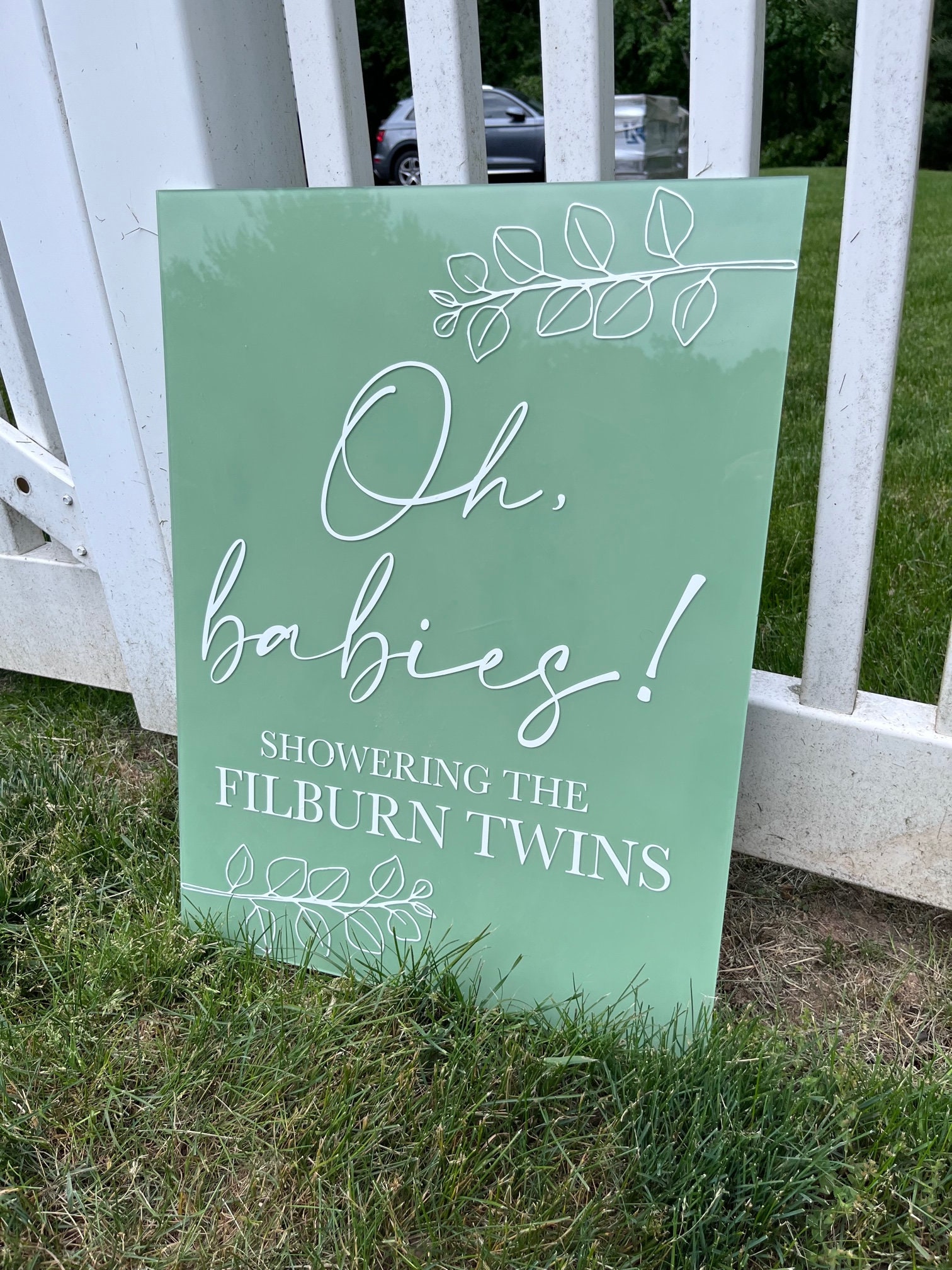 Acrylic Baby Shower Sign Package Baby Shower Sign Welcome - Etsy