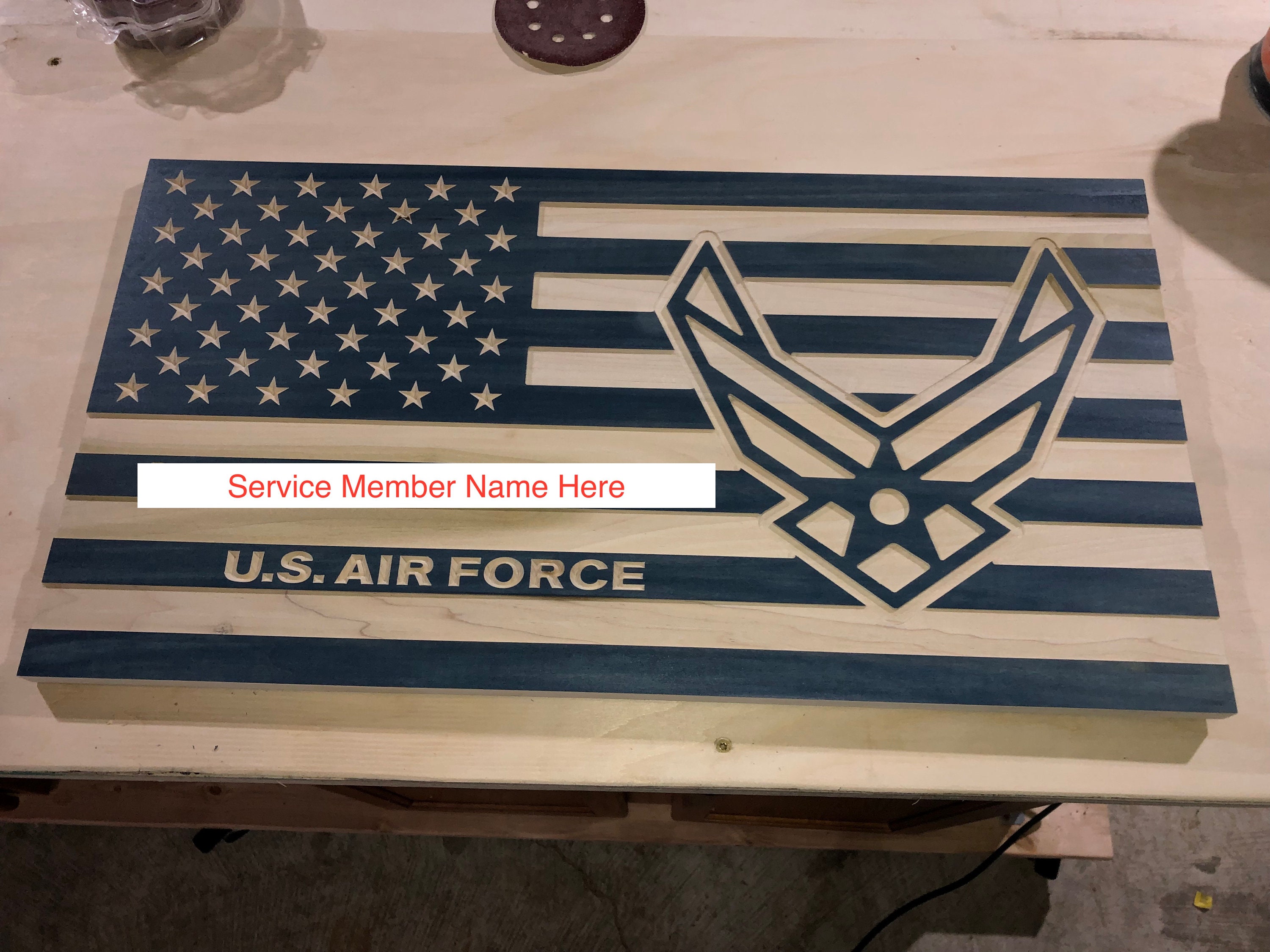 Air Force Flag SVG File - Etsy