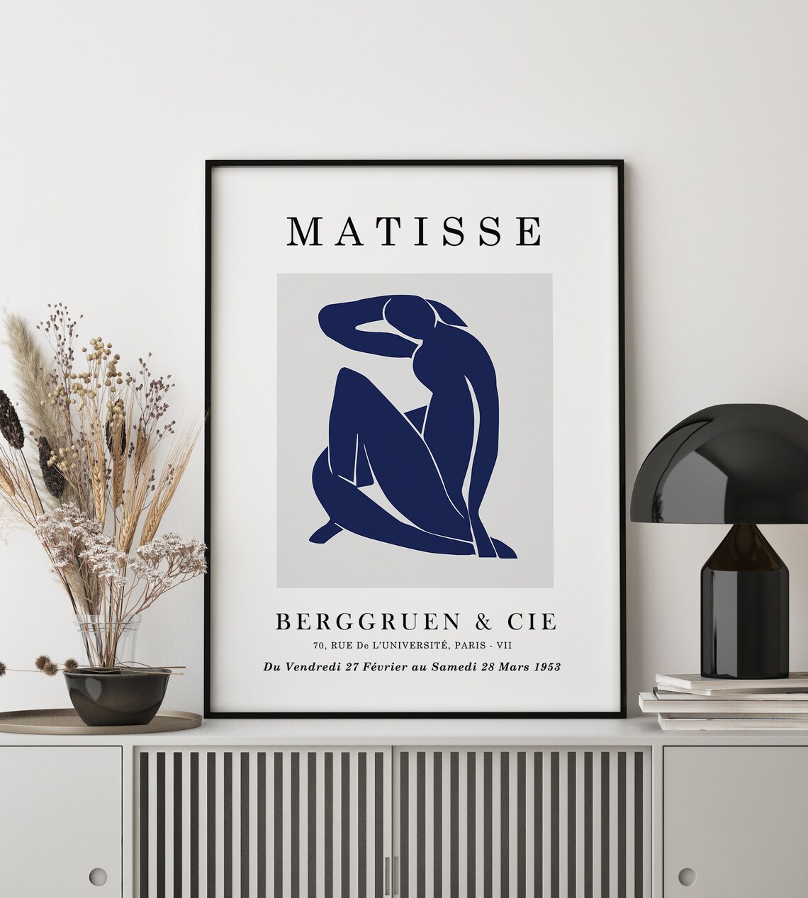 Navy Blue Wall Art Blue Prints Matisse Blue Print Set of 3 - Etsy