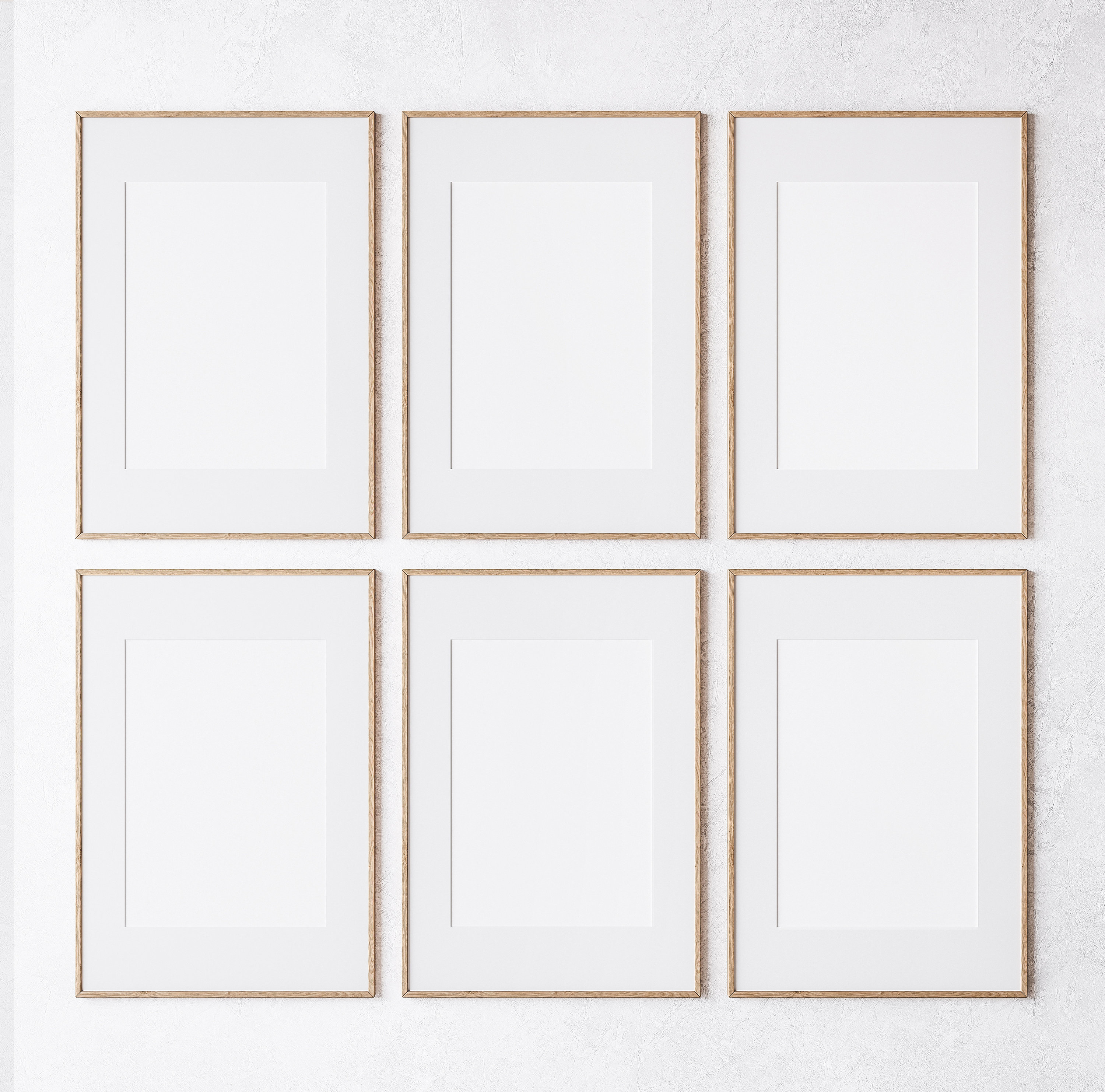6 Frame Mockup, Boho Mockup, Wood Frame Mockup, Modern Frame Mock Up ...