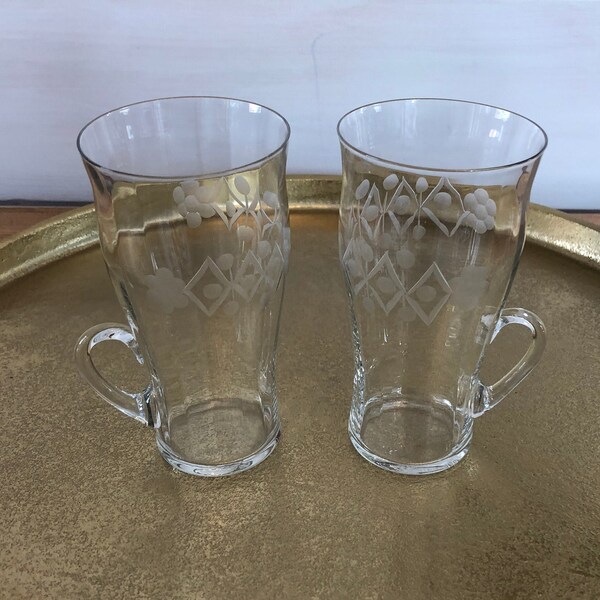 Glasses With Handle - Etsy