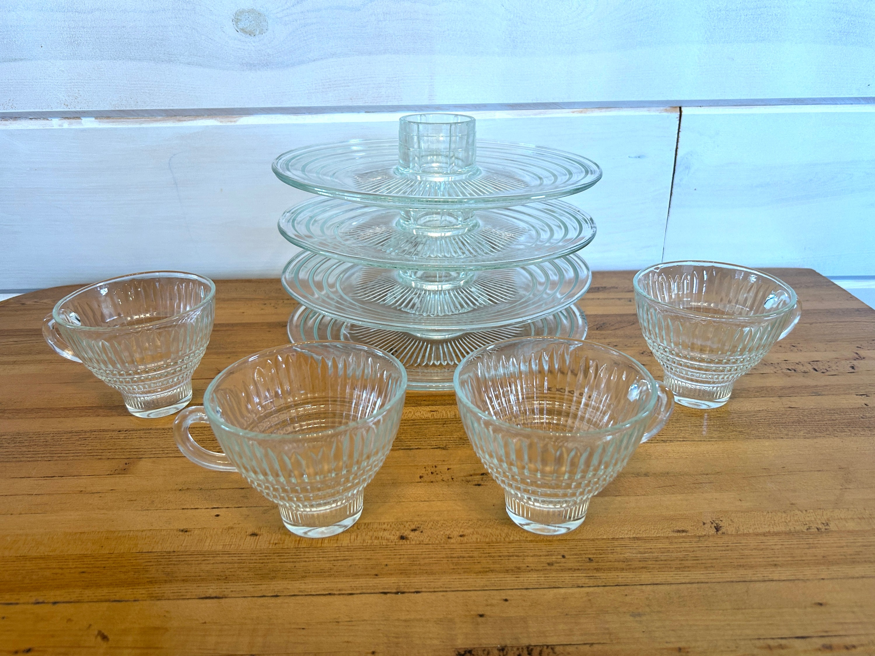 Rare 1930s Louis A. Leppke Safe Serv Luncheon, 4 Plate & Cup Set - Etsy