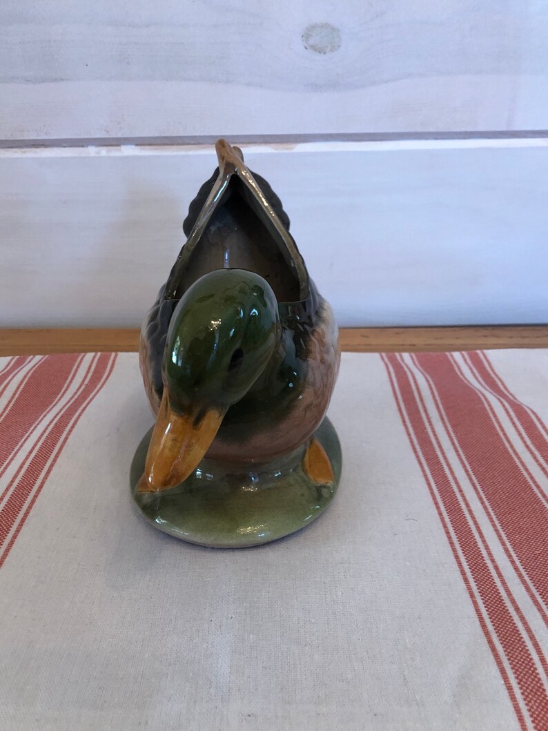 Vintage Duck Planter Hand Painted Ceramic, USA, Mr Ceramics - Etsy