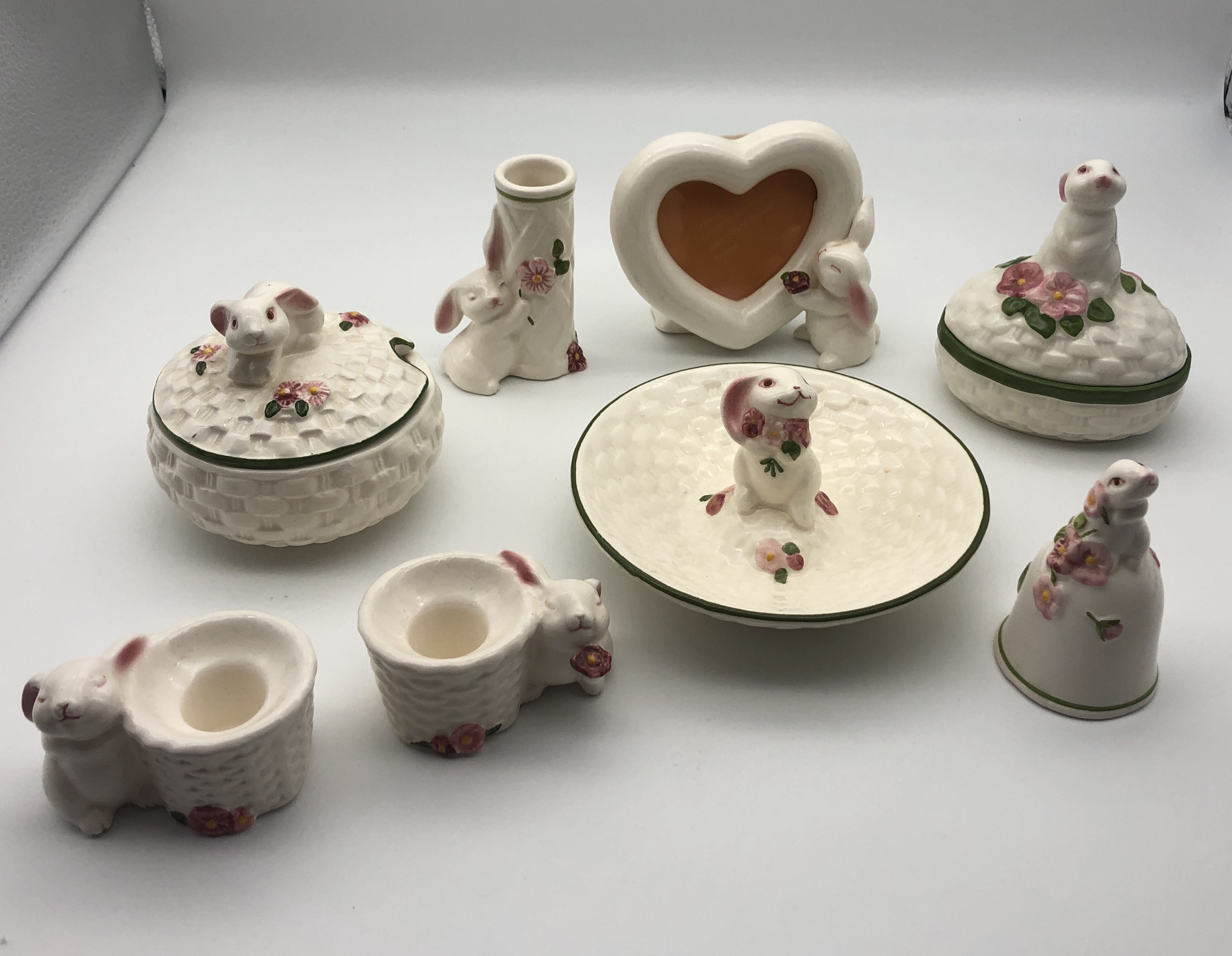 Vintage Avon Bunny Rabbits Set of 7, 1980s Collections, 10 Pieces - Etsy