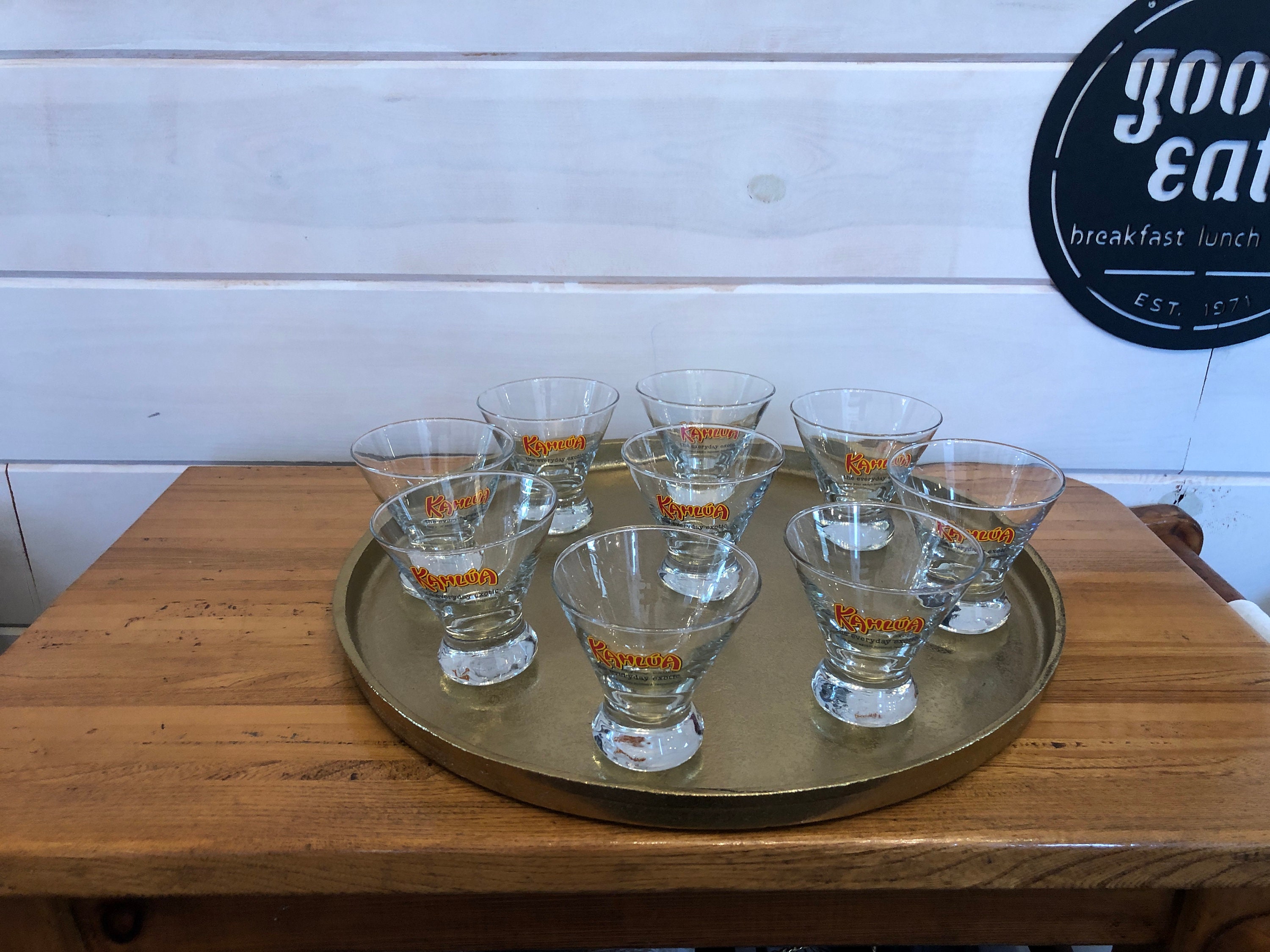 Vintage Martini Kahlua Cocktail Glasses "the Everyday Exotic" Set of 9 ...