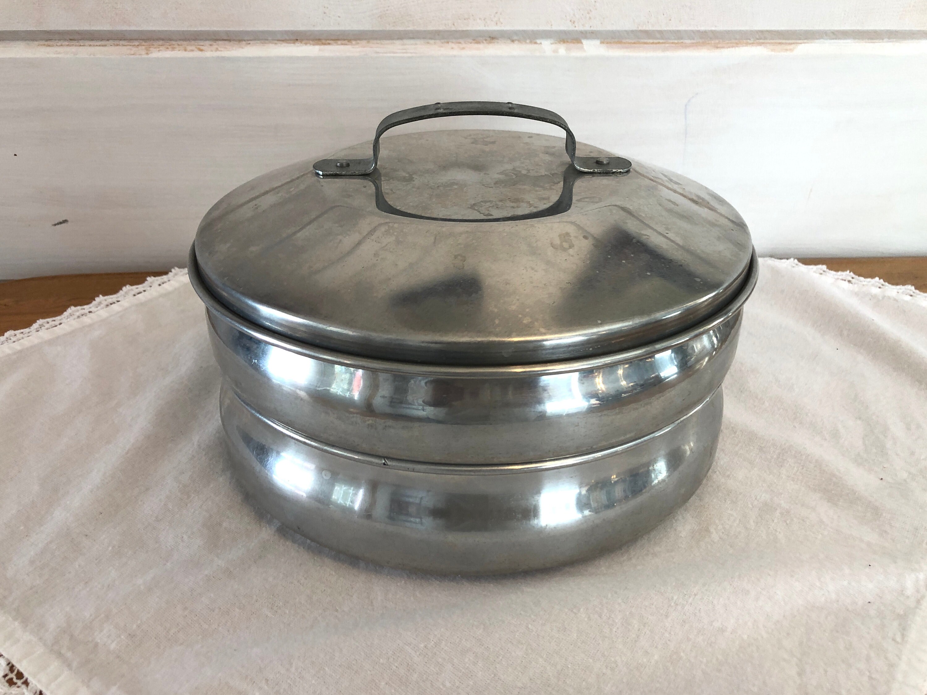1960s Picnic Pack, Aluminum Turkish Lunch Box, Staking Food Storage - Etsy