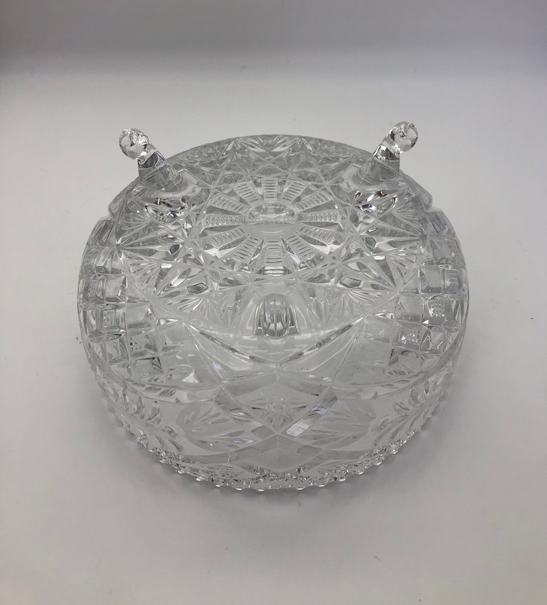 Vintage Imperlux Footed Crystal Bowl West Germany - Etsy