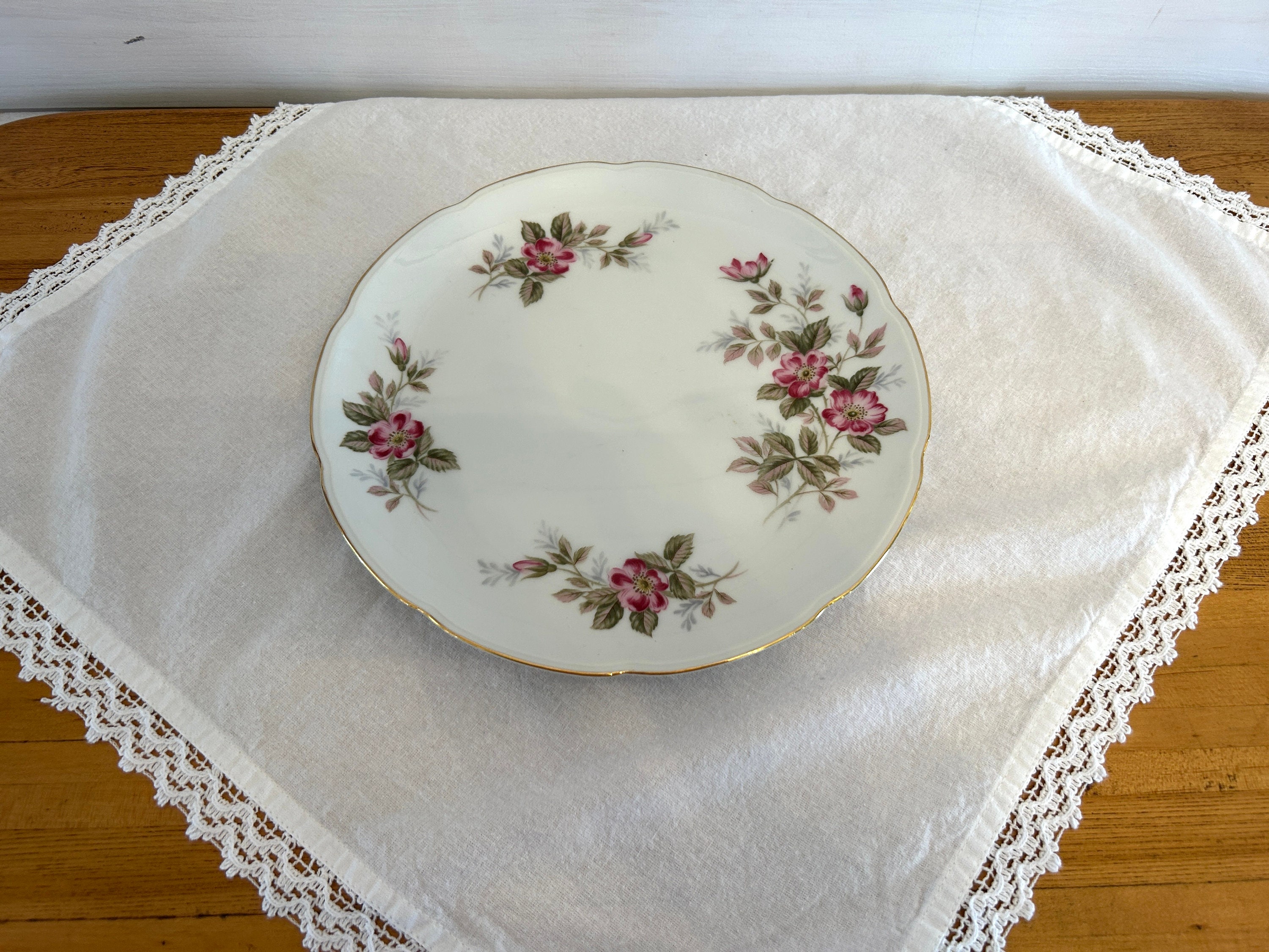 1950s Dinner Plate by UCAGCO in Cambridge Pattern 10 - Etsy