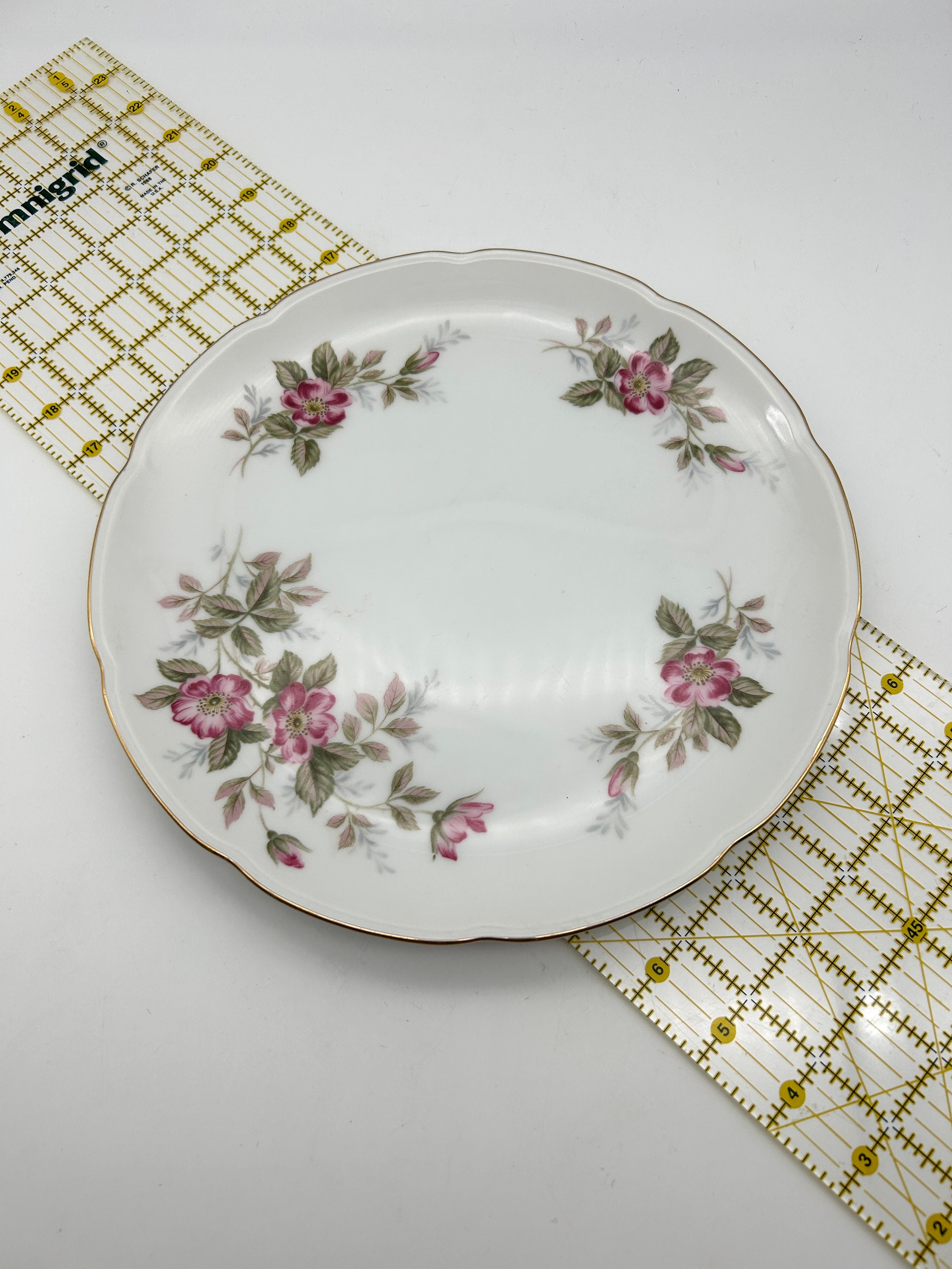 1950s Dinner Plate by UCAGCO in Cambridge Pattern 10 - Etsy