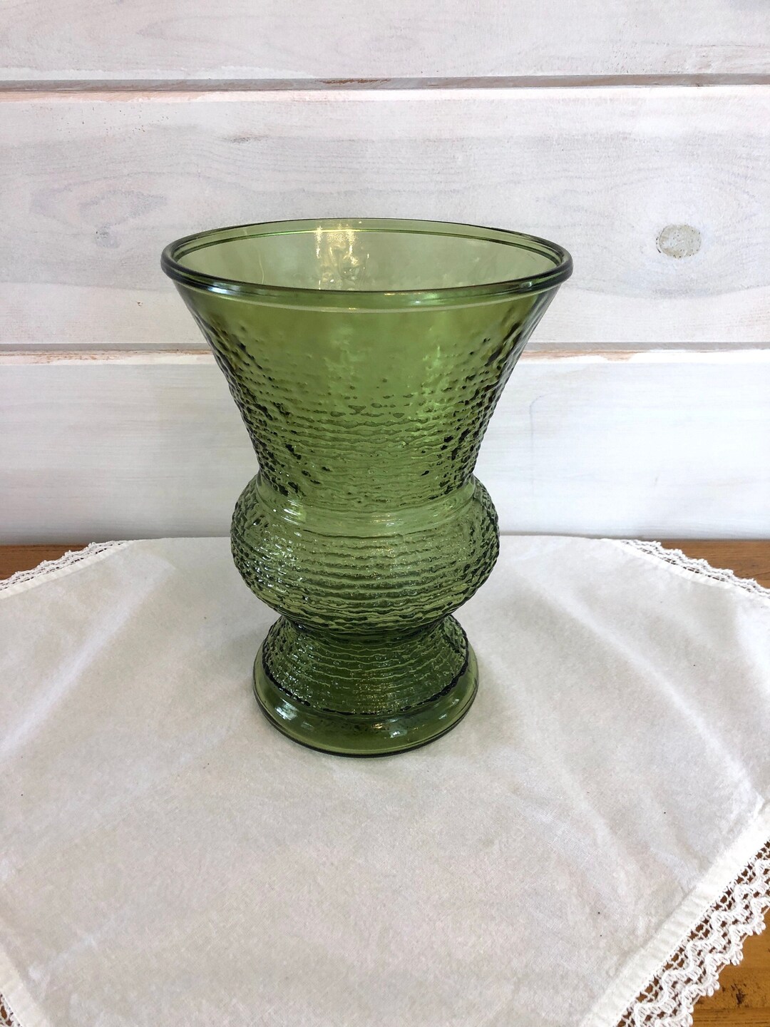 1950s NAPCO Soreno Green Textured Tall MCM Vase Cleveland USA - Etsy