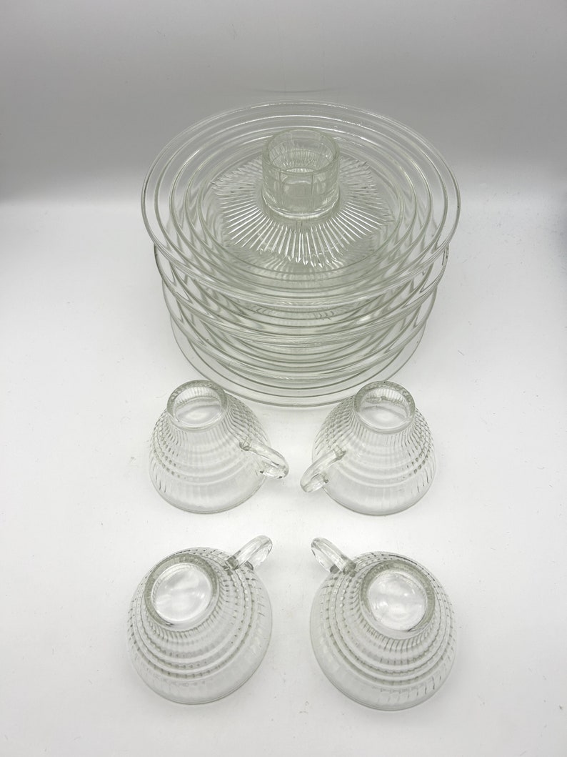 Rare 1930s Louis A. Leppke Safe Serv Luncheon, 4 Plate & Cup Set - Etsy