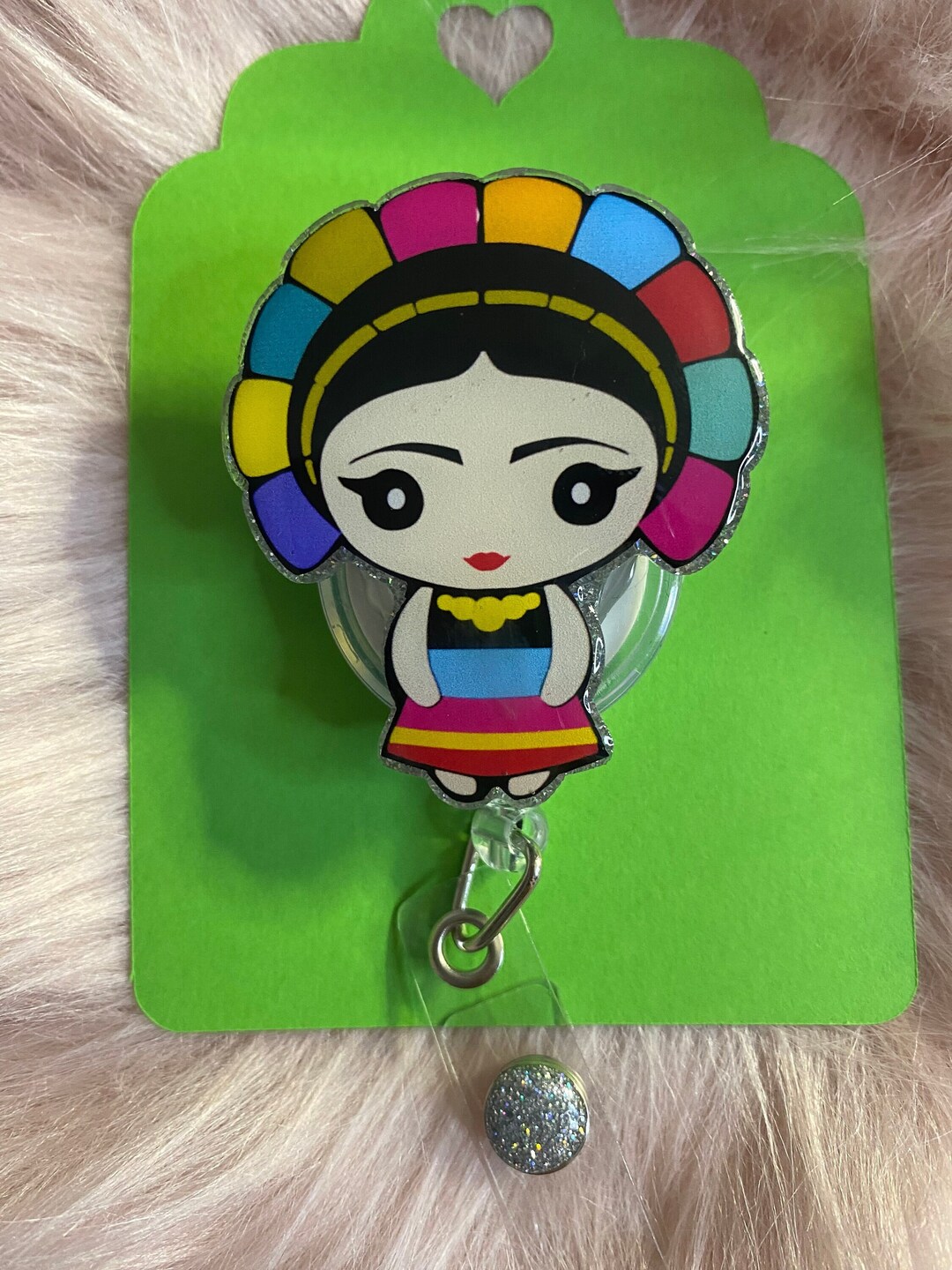 5 De Mayo Mexican Maria Doll Badge Reel - Etsy