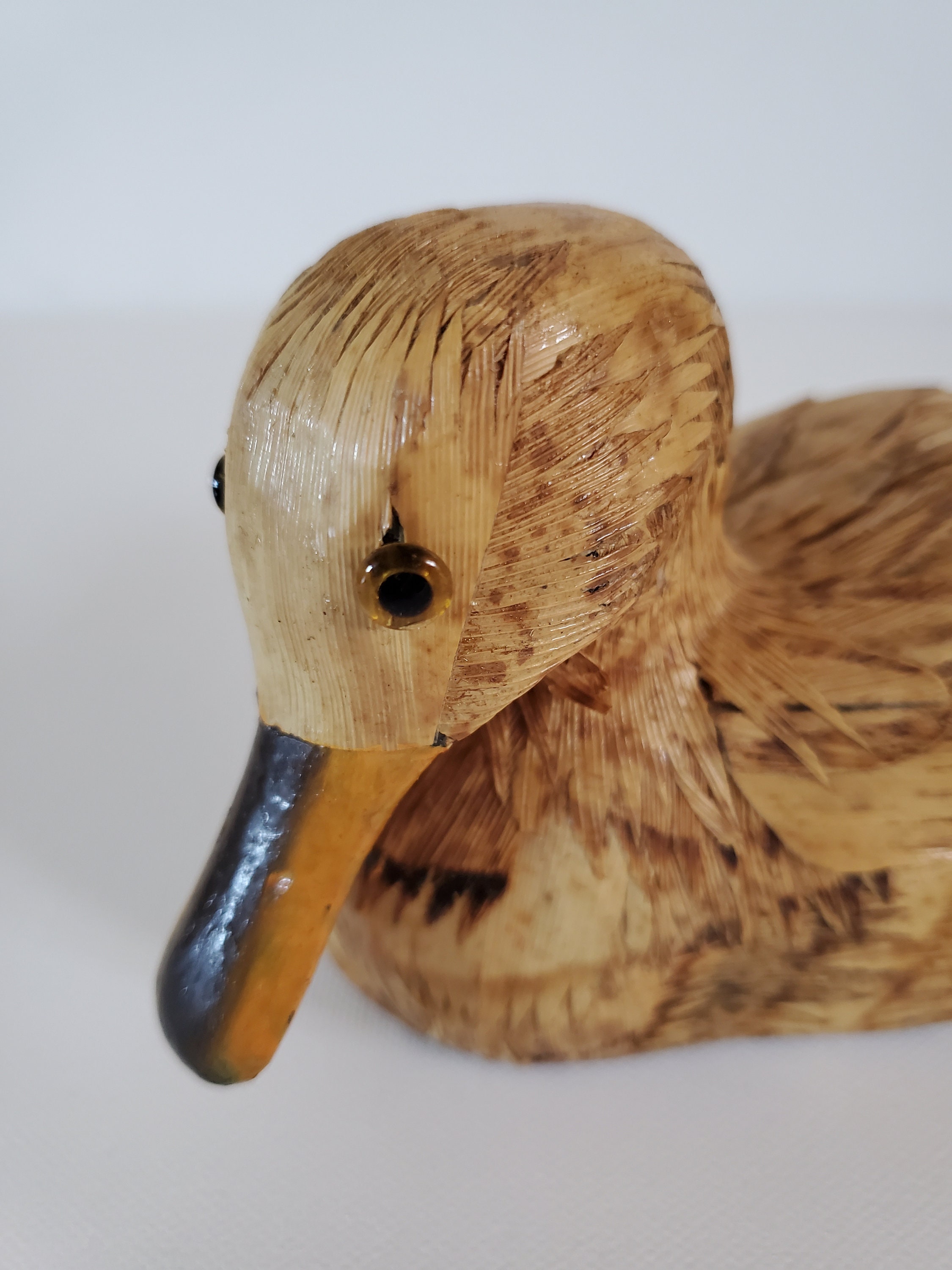 Vintage Carved Wood Shaving Chinese Duck Decor - Etsy