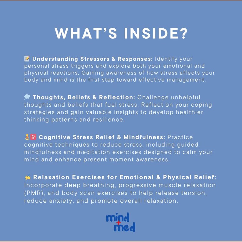 Stress Management Worksheets | Printable CBT & Mindfulness Tools ...