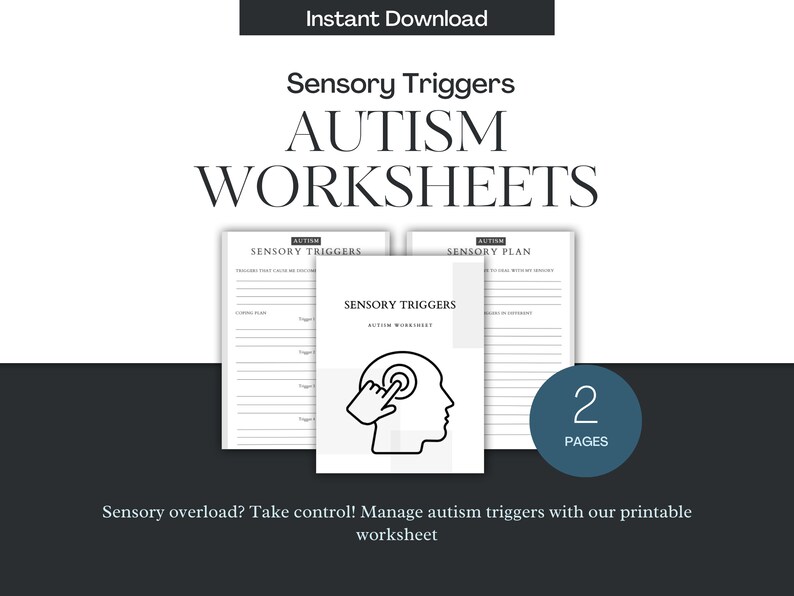 Sensory Potential: Printable and Digital Sensory Worksheets - Etsy