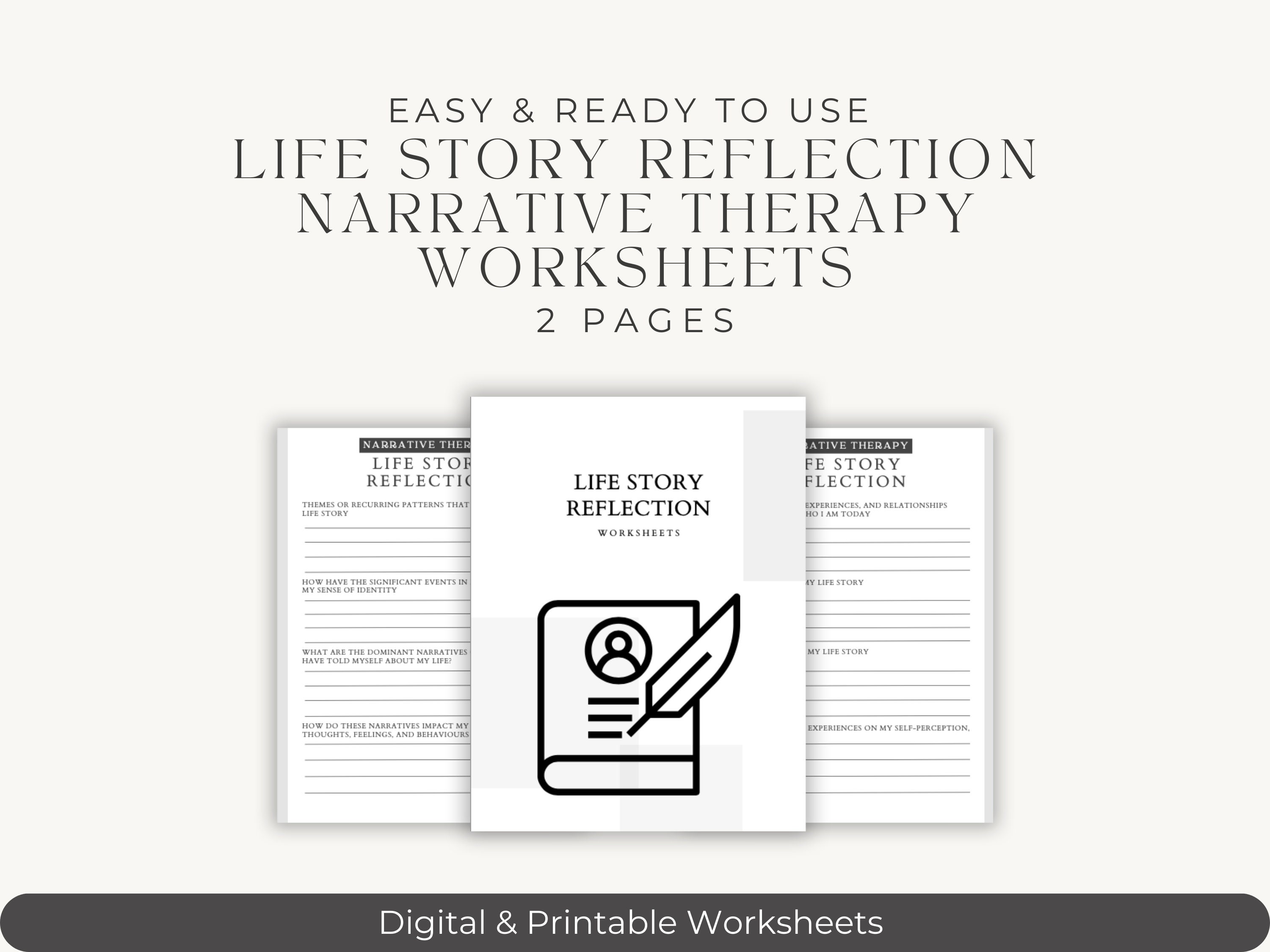 Uncover Your Unique Narrative: Printable & Digital Life Story ...