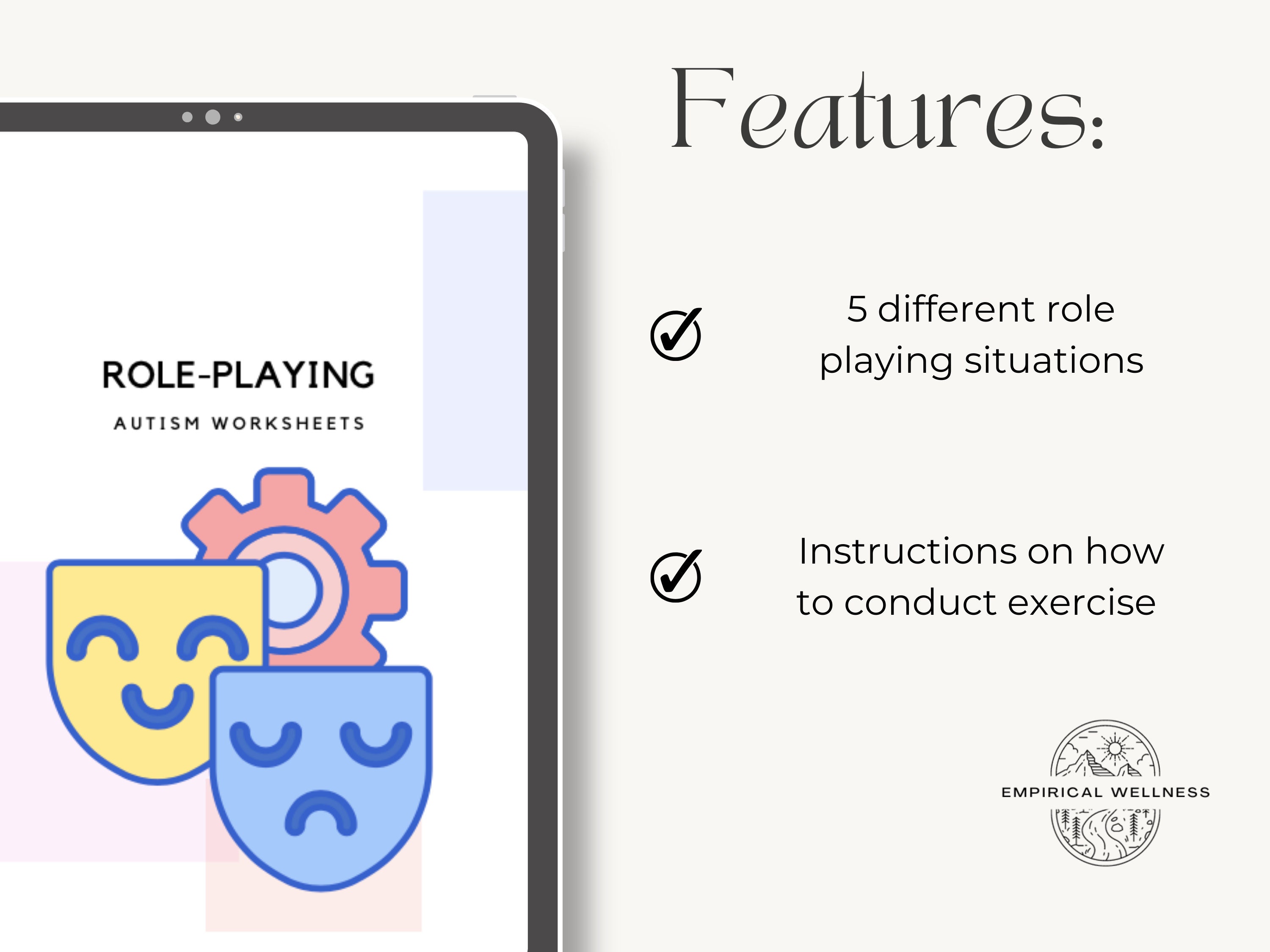 Fun and Effective Children's Autism Role-play Worksheets - Digital and ...
