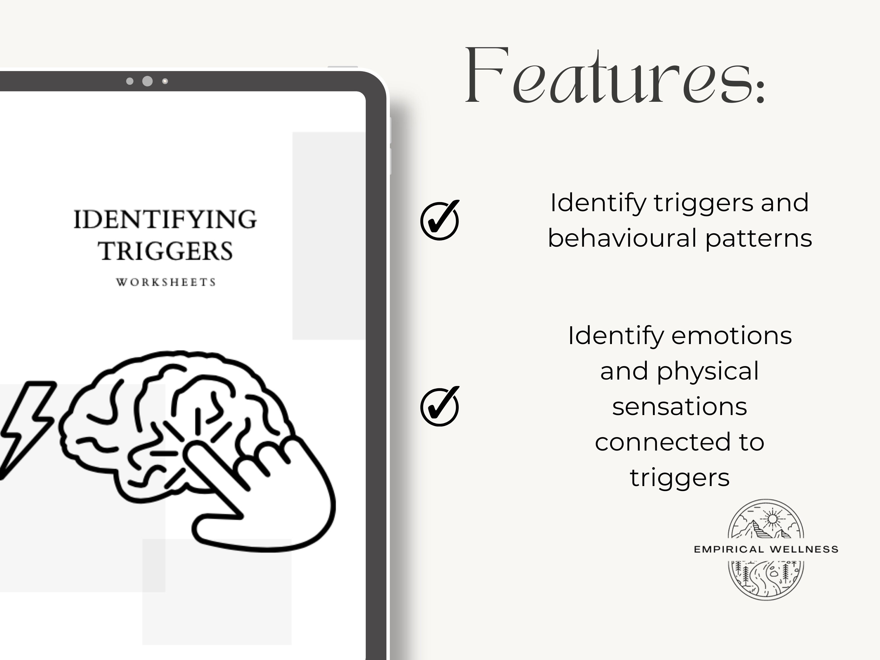 Identifying Triggers: PTSD Mental Health Worksheets for Coping and ...