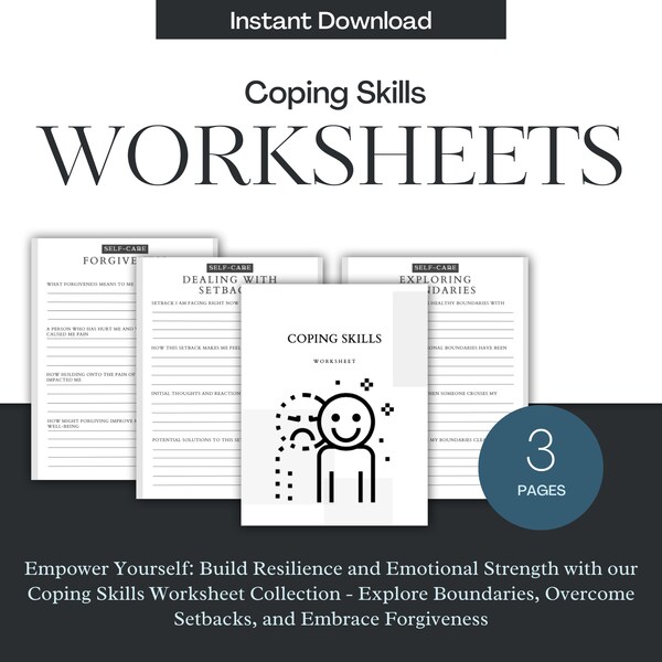Therapy Worksheets Boundaries - Etsy