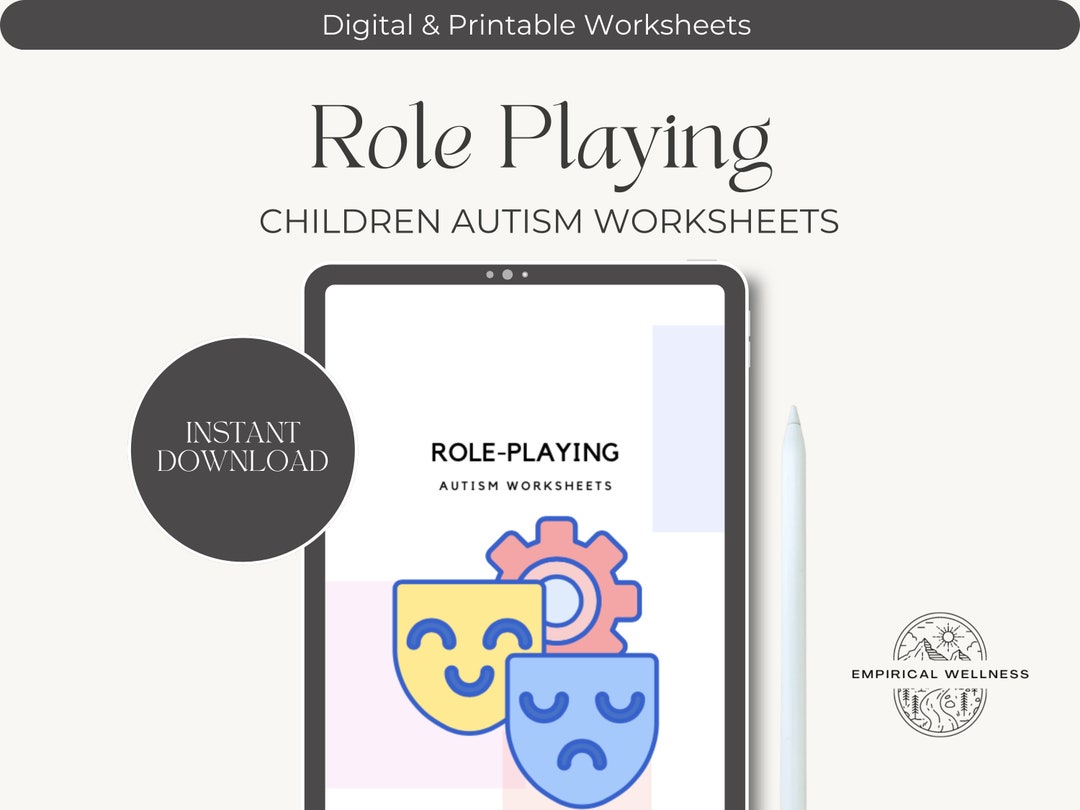 Fun and Effective Children's Autism Role-play Worksheets - Digital and ...