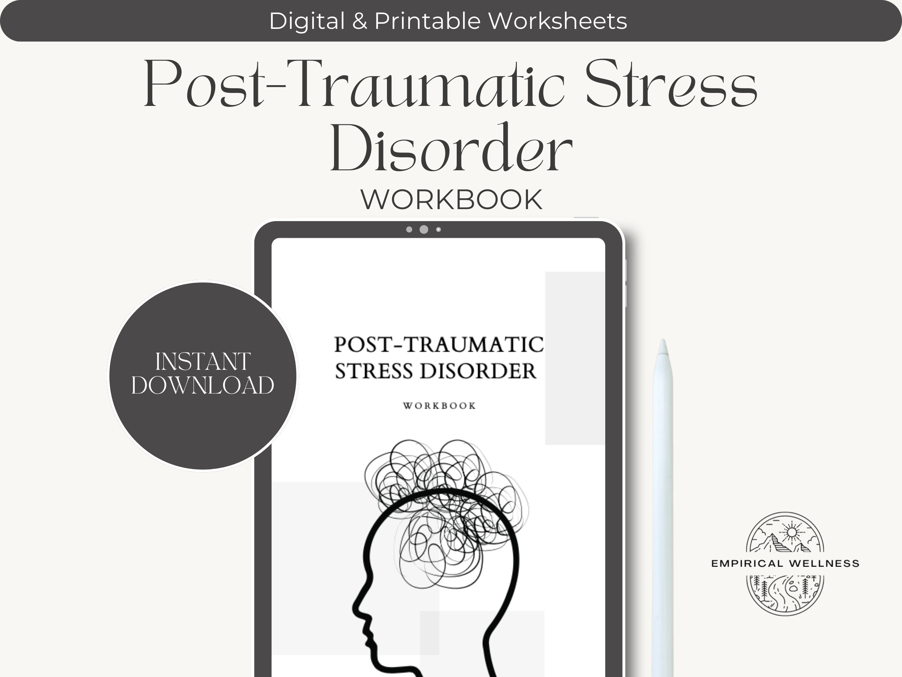 Overcome PTSD With Our Printable and Digital Mental Health Worksheets ...
