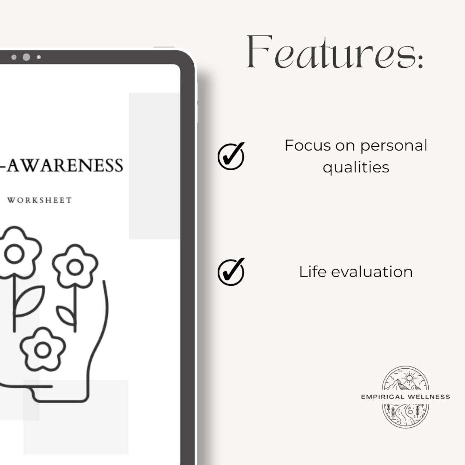 Self-awareness Mental Health Worksheets - Printable and Digital ...