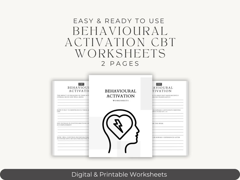 Boost Your Well-being: Printable & Digital Cognitive Behavioural ...