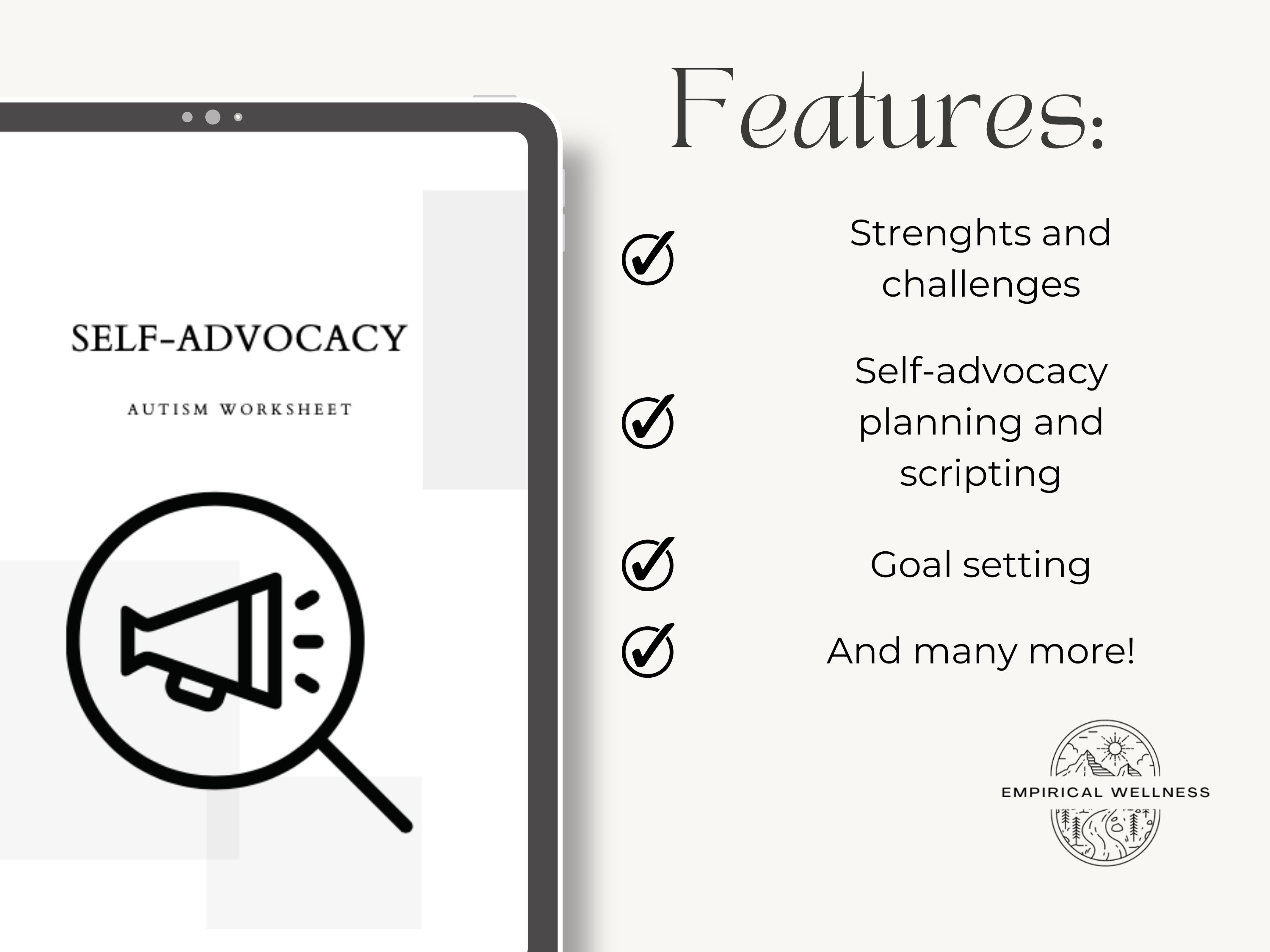 Autism Self-advocacy Worksheets - Develop Advocacy Skills and Enhance ...