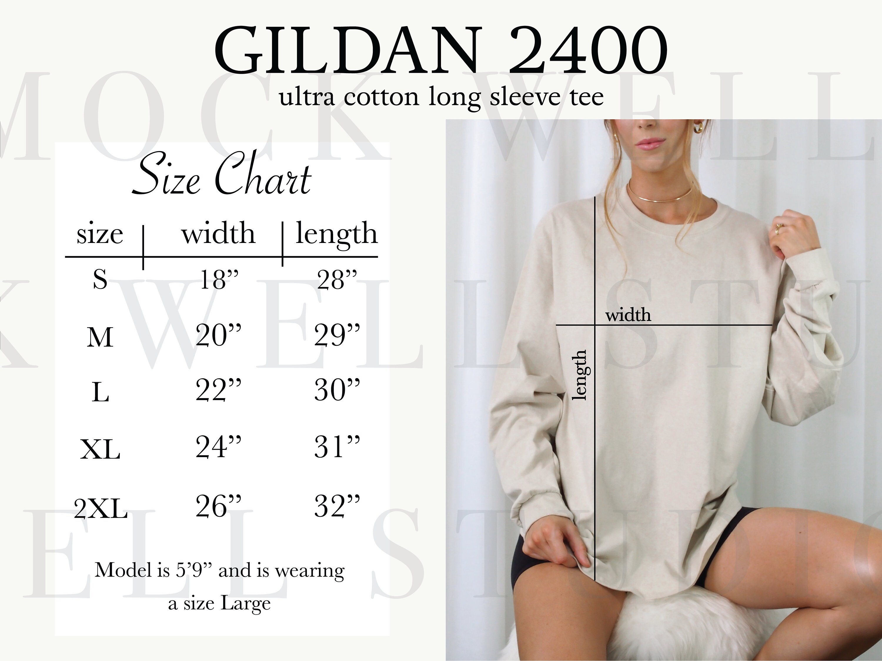 Gildan 2400 Color Chart