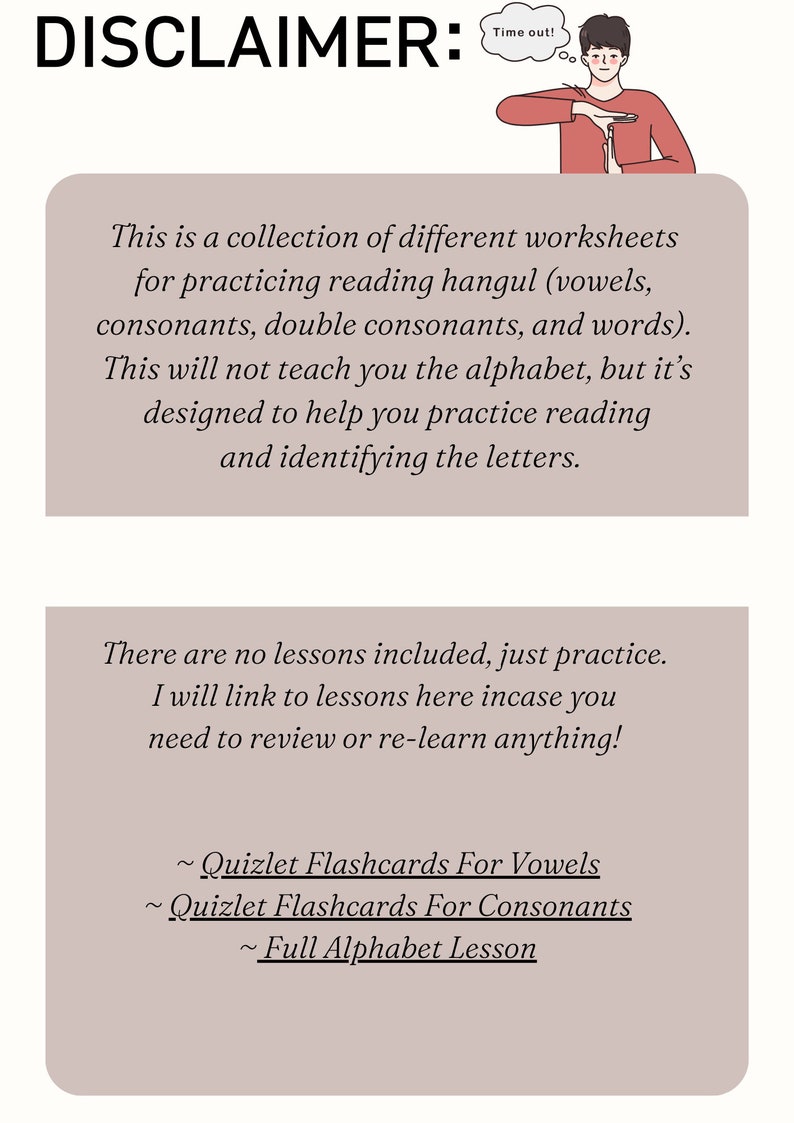 Korean Alphabet Practice | Korean Pronunciation Practice | Hangul ...