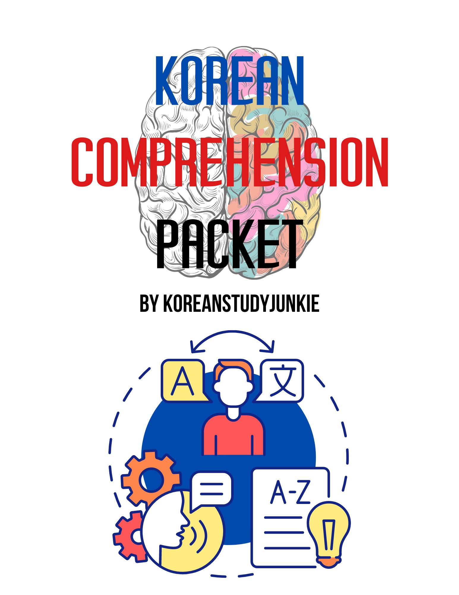 Korean Reading and Listening Practice Korean Comprehension Packet - Etsy
