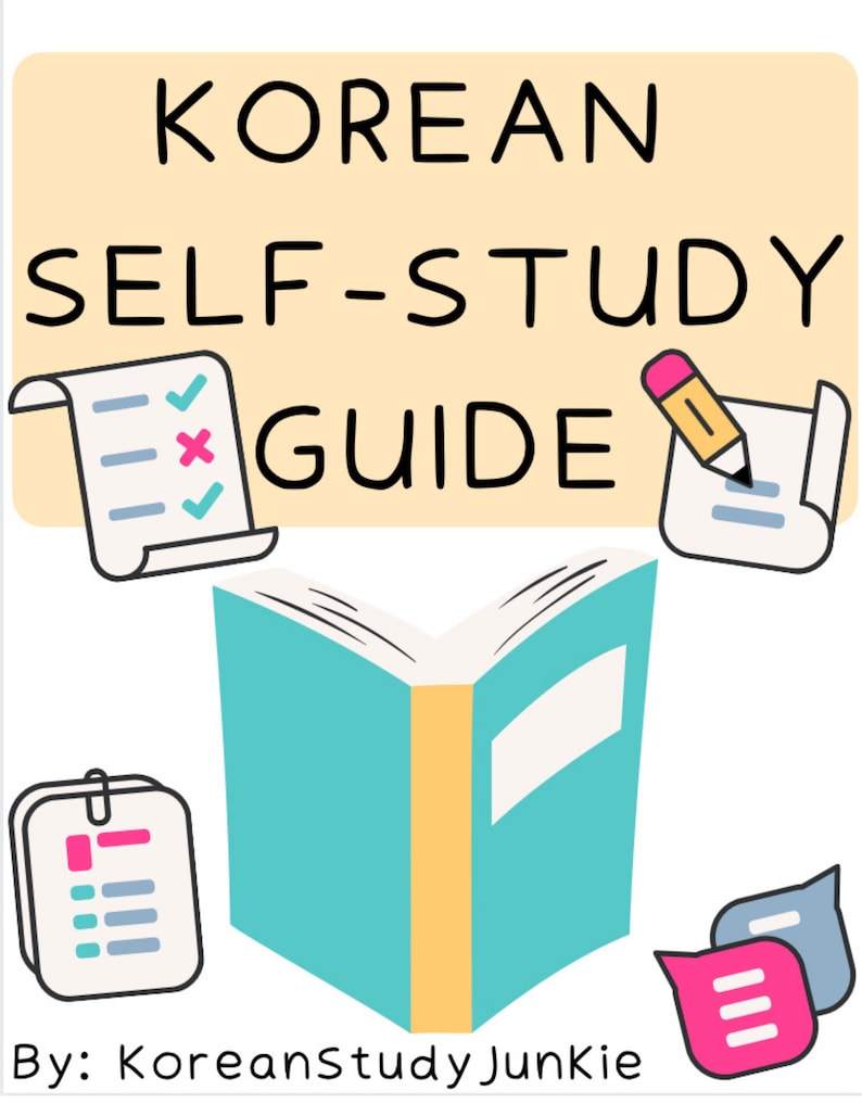 Korean Self-study Guide - Etsy