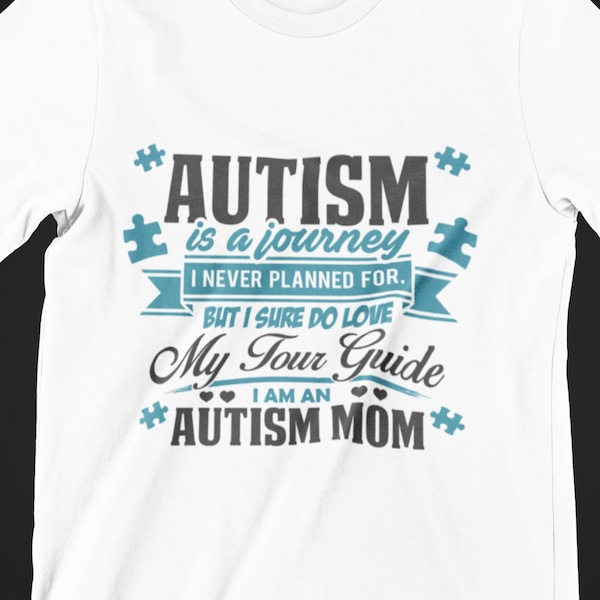 Autism A Journey I Never Planned For But I Love My Tour Guide Svg Etsy