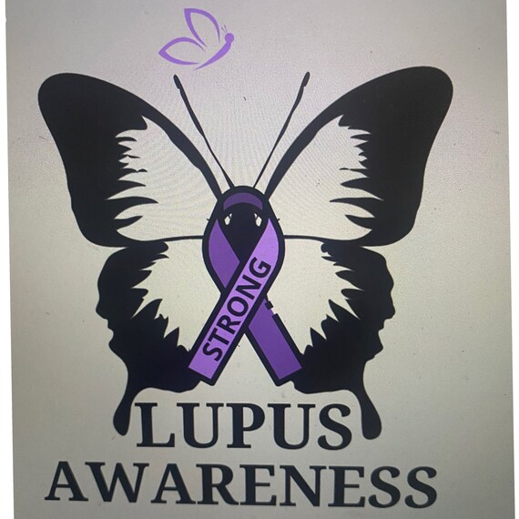Lupus Awareness Strong Butterfly PNG Digital Download - Etsy