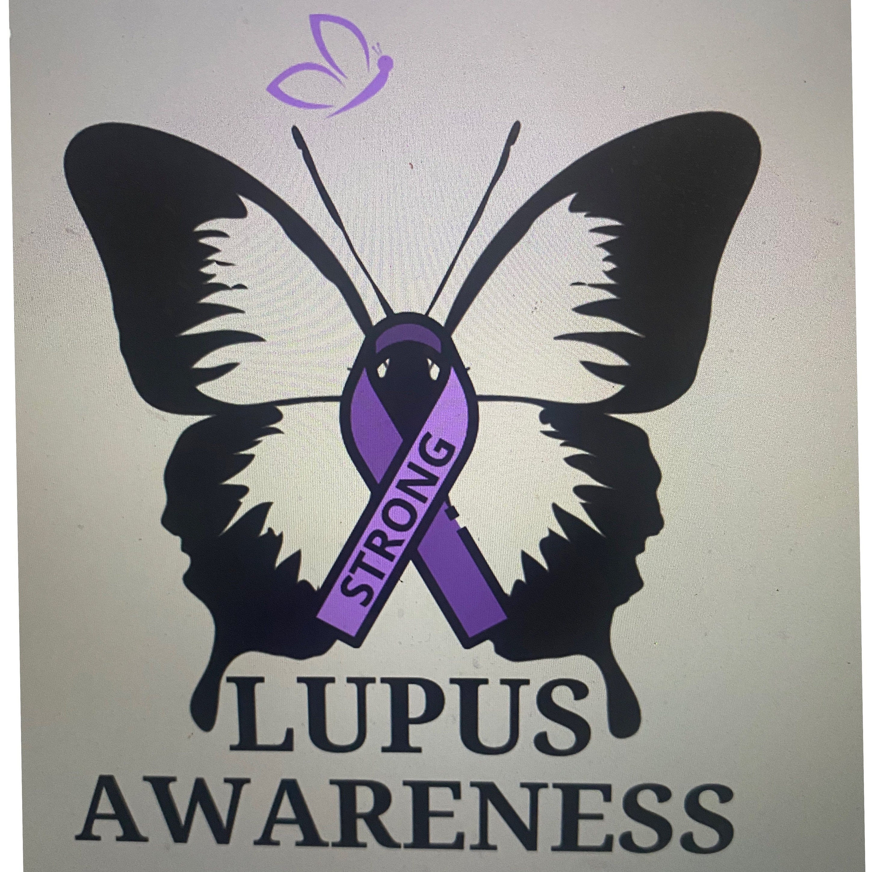 Lupus Awareness Strong Butterfly PNG Digital Download - Etsy