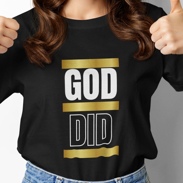 God Did Svg - Etsy