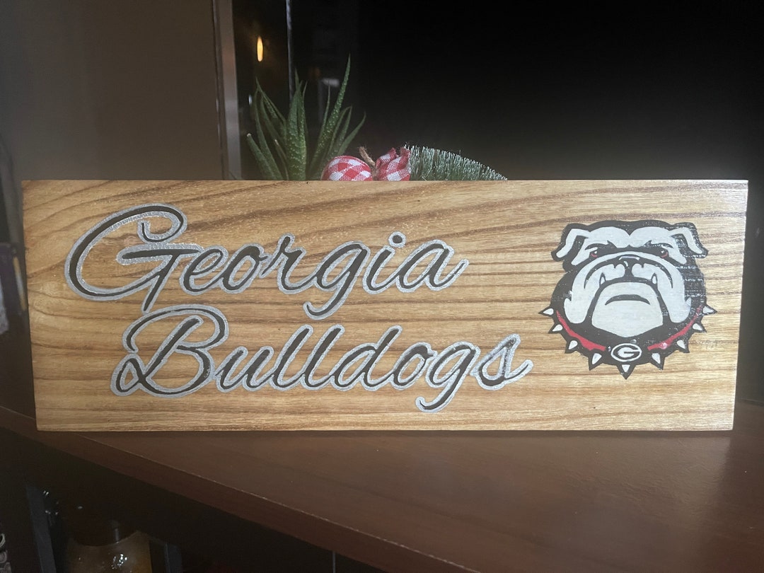 Georgia Bulldogs Custom Sign - Etsy